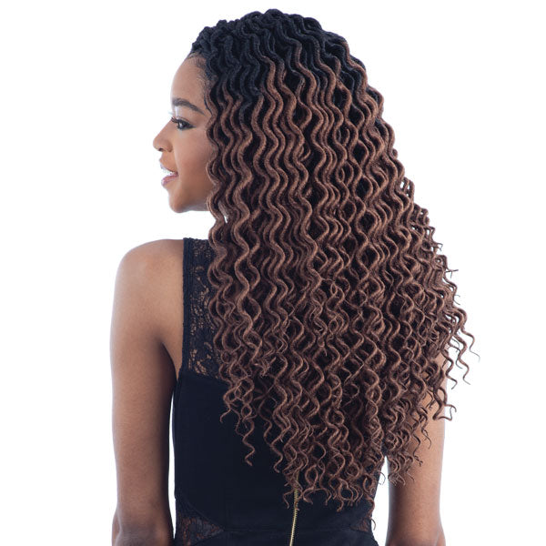 Model Model Glance Crochet Braid 2X Lite SOFT CURLY FAUX LOC 14 Inch ...