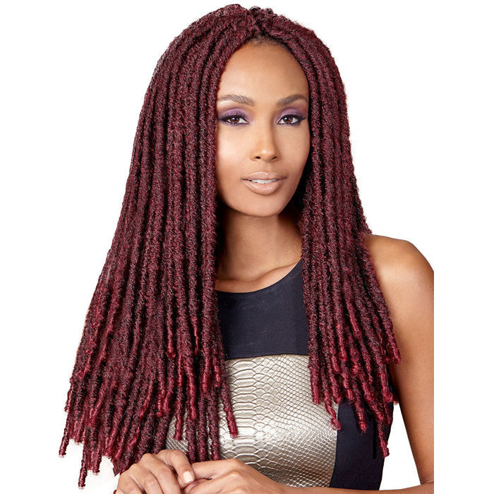 Bobbi Boss African Roots Pre-Looped Crochet Braid Senegal Bomba Dreadl ...