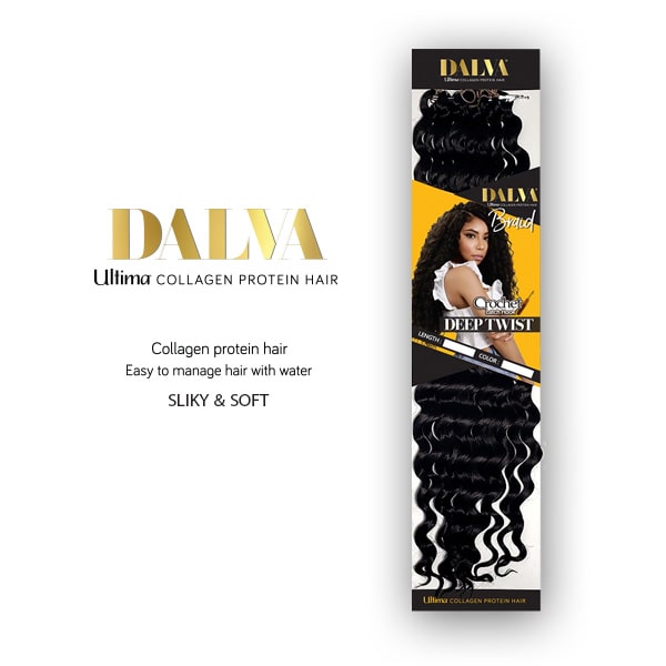 Ultima Dalva Collagen Protein Hair Crochet Braids - DEEP TWIST BULK BR – THE HAIR DEPOT