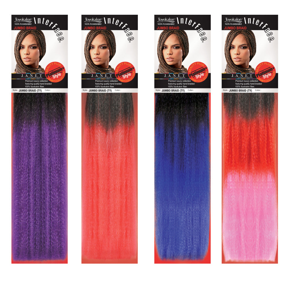 Janet Collection Interface Crochet Braid - OMBRE JUMBO BRAID (TY) – THE ...